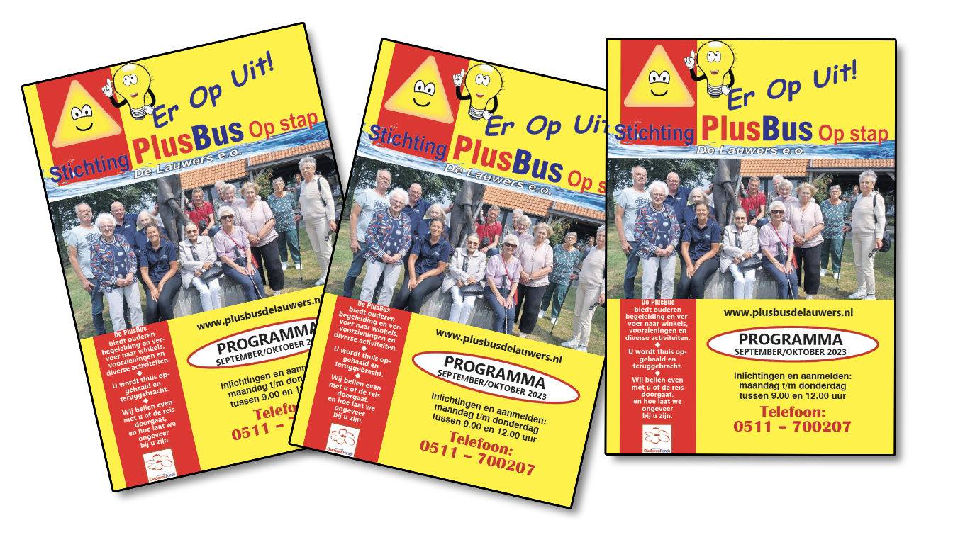 Programma Plusbus september/oktober 2023